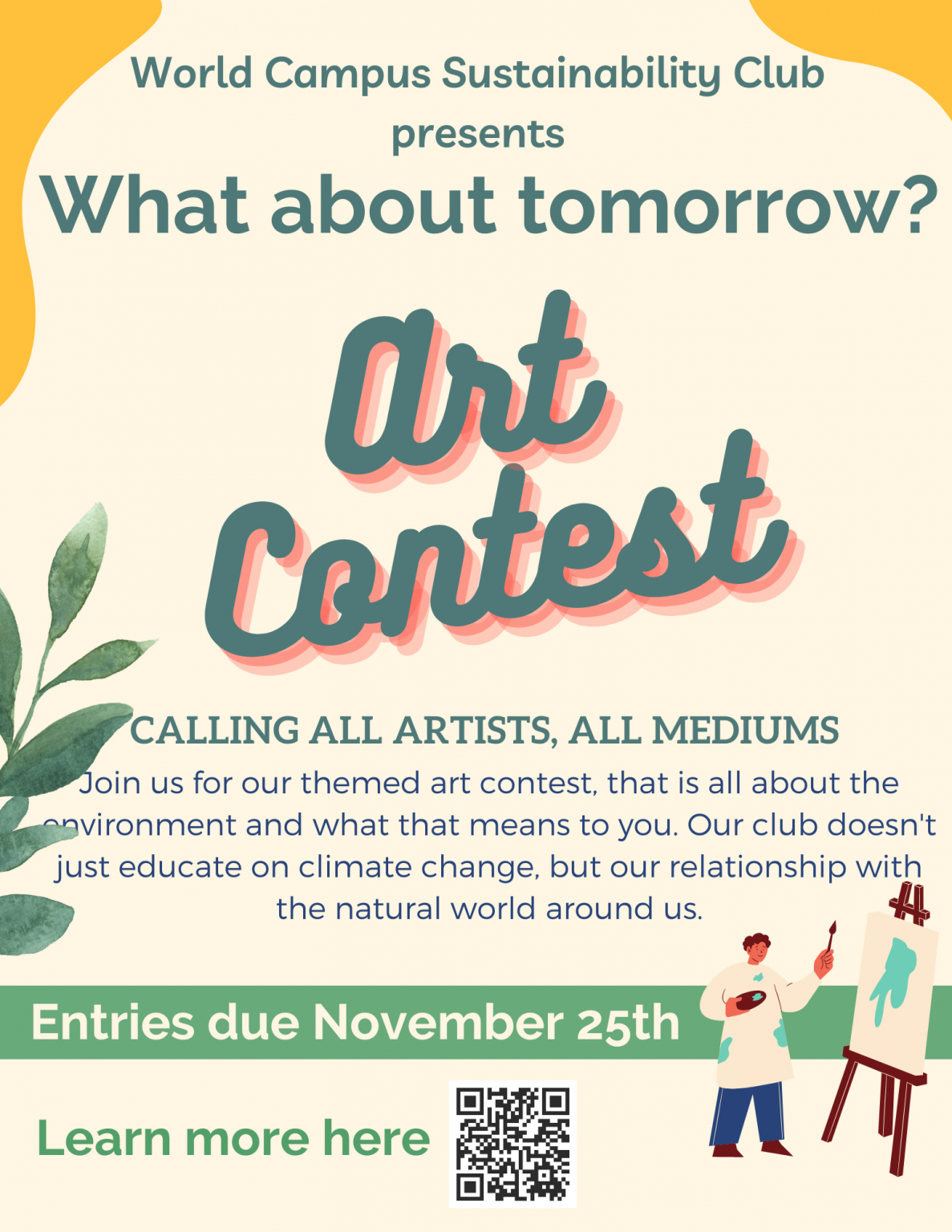2022 World Campus Sustainability Club Art Contest - Sustainability 2022 World Campus Sustainability Club Art Contest - Sustainability